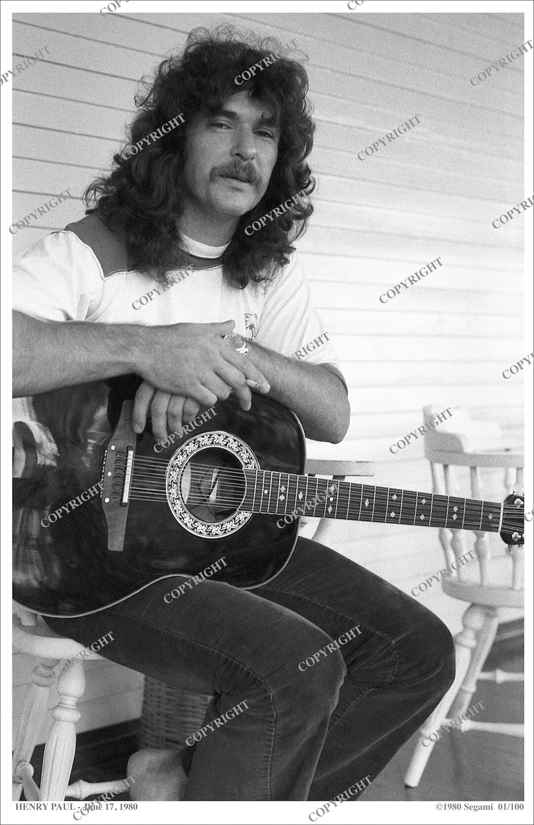 Henry Paul 1980 Candid of the Outlaws, Blackhawk & Henry Paul Band ...