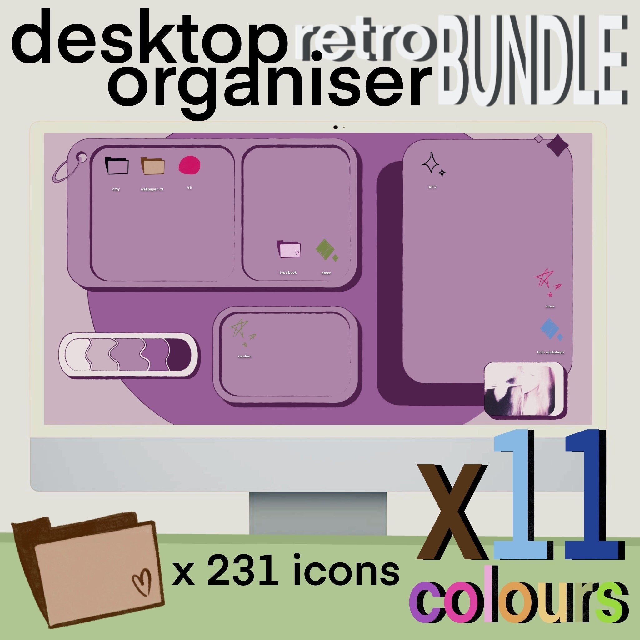 Desktop Wallpaper Organiser for Mac and Windows | Digital Wallpaper ...