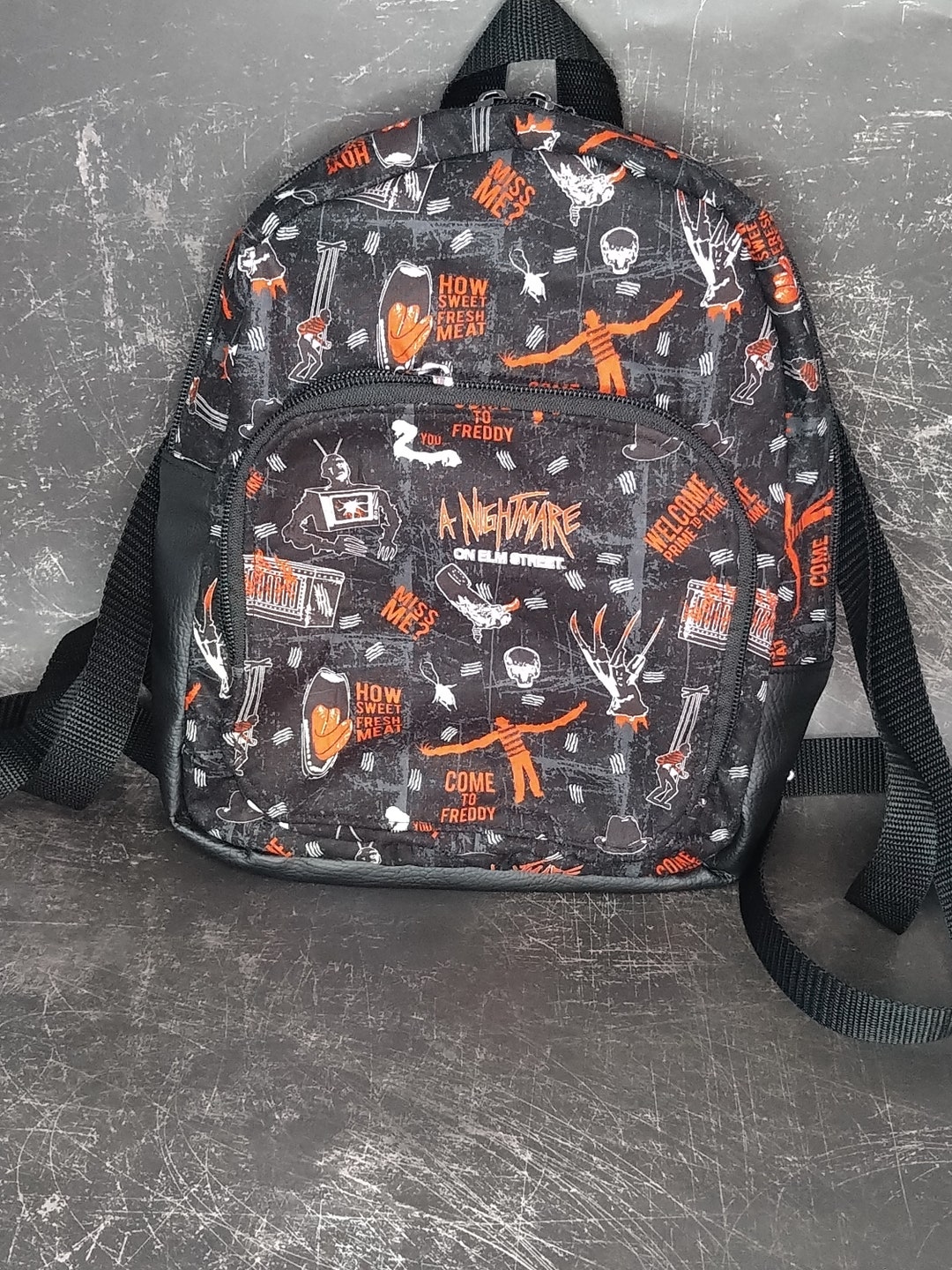 Mini Backpack Nightmare Freddy Horror Slasher Goth - Etsy
