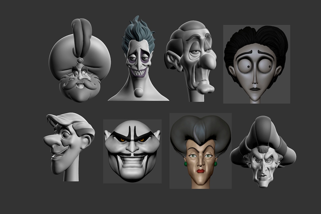Disney Head - Etsy