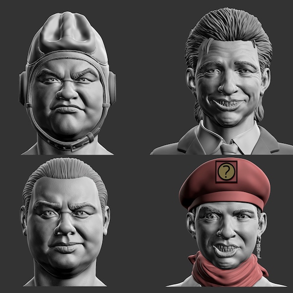 Power Rangers Bulk and Skull - Etsy