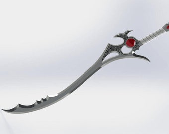 Sword of Darkness - Power Rangers Green Ranger Cosplay 3D Printed Prop ...