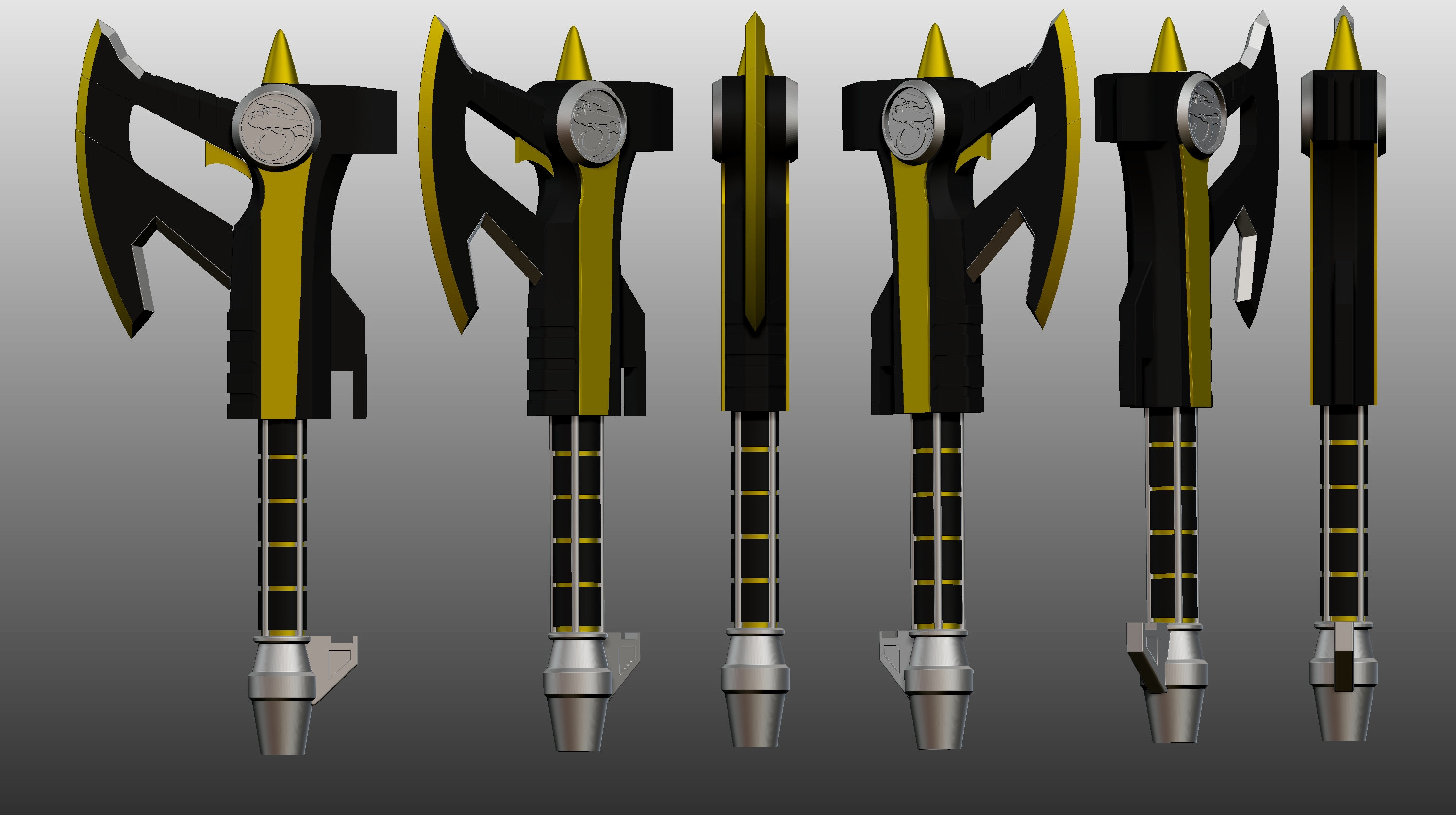 Black Ranger Power Axe - Etsy