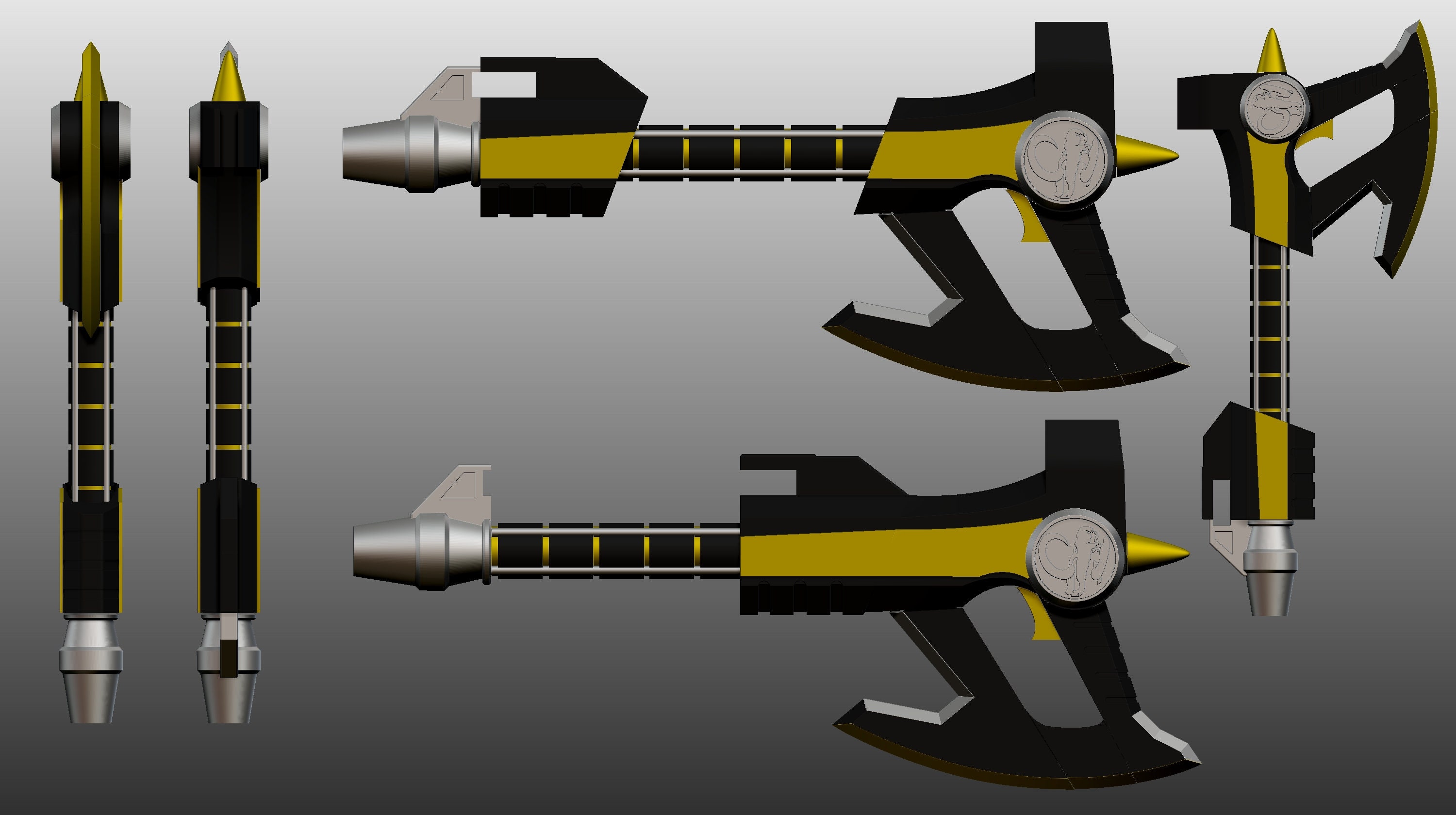 Black Ranger Power Axe - Etsy