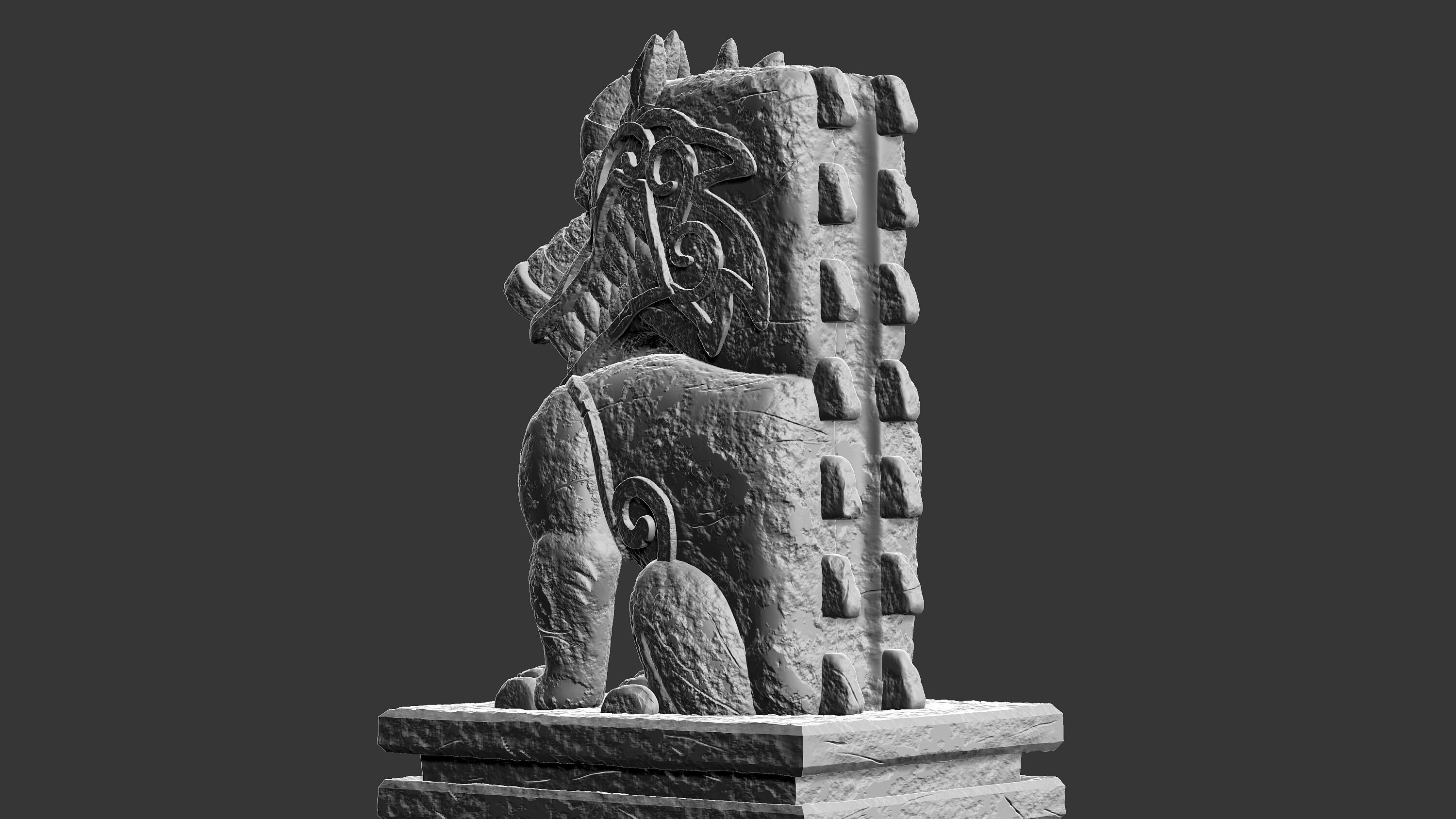 Mulan Dragon Statue - Etsy