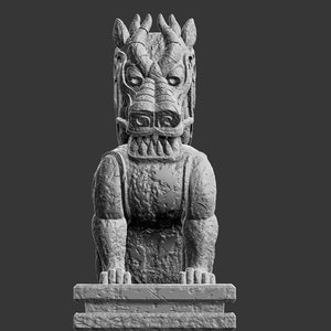 Mulan Dragon Statue - Etsy