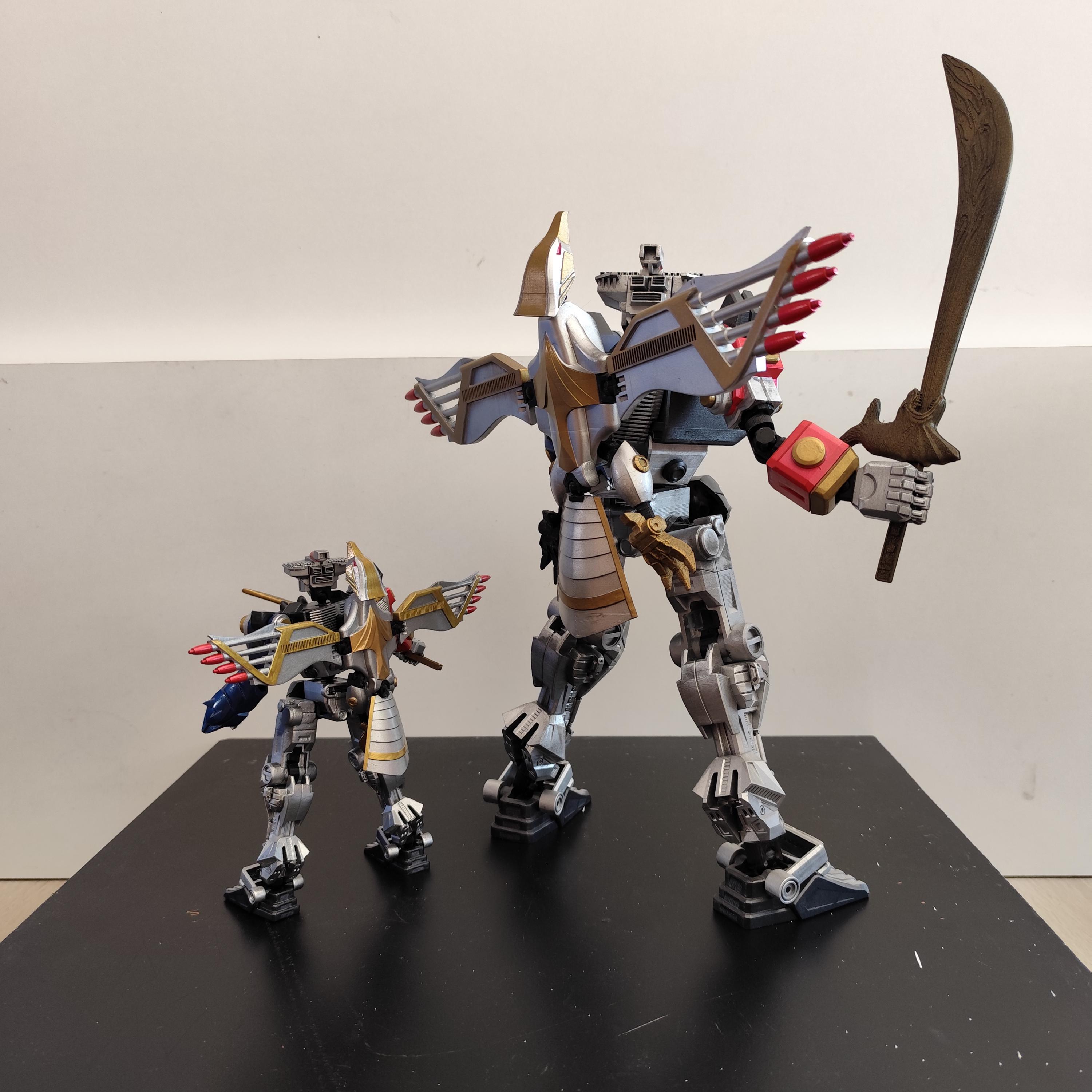 MINI PLA Ninja Falcon Megazord 1995 - Etsy