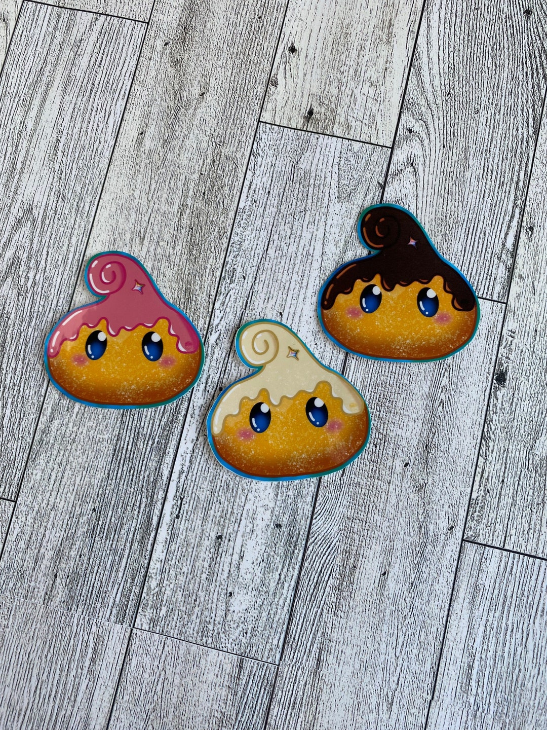 Cutie Cake Slimes | Cute Stickers | Dessert Stickers | Waterproof ...