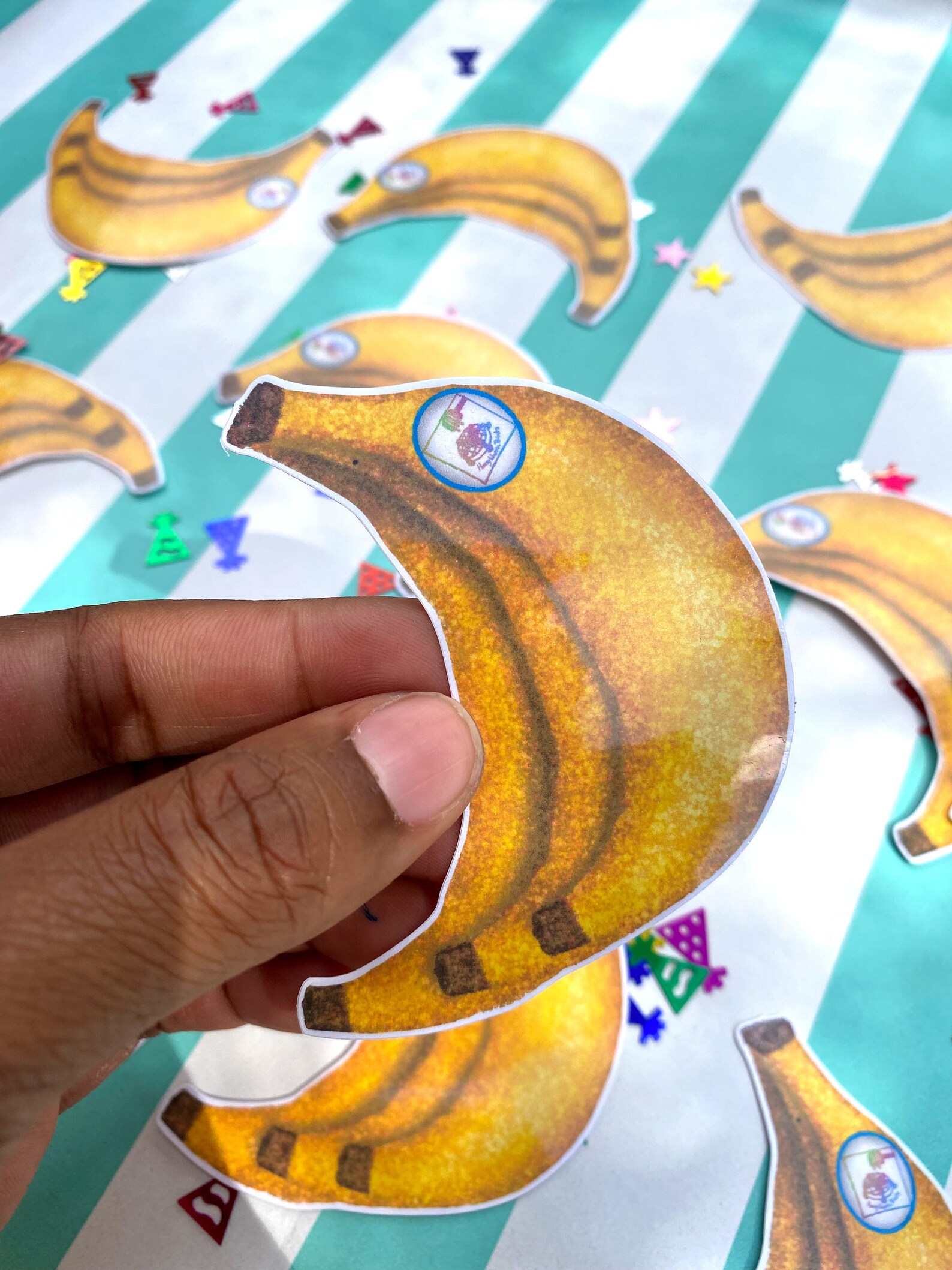 Banana Stickers Waterproof Stickers Cute Stickers Fruit | Etsy