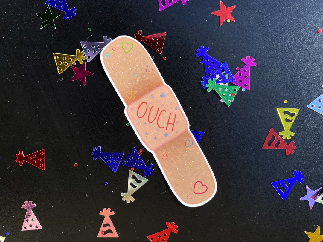 Ouch Band-aid Sticker | Cute Stickers | Waterproof Stickers | Kawaii ...