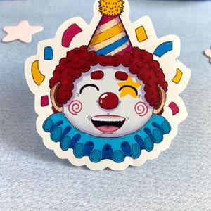 Clowning Around | Clown Stickers | Cute Clown Stickers | Cute Stickers ...