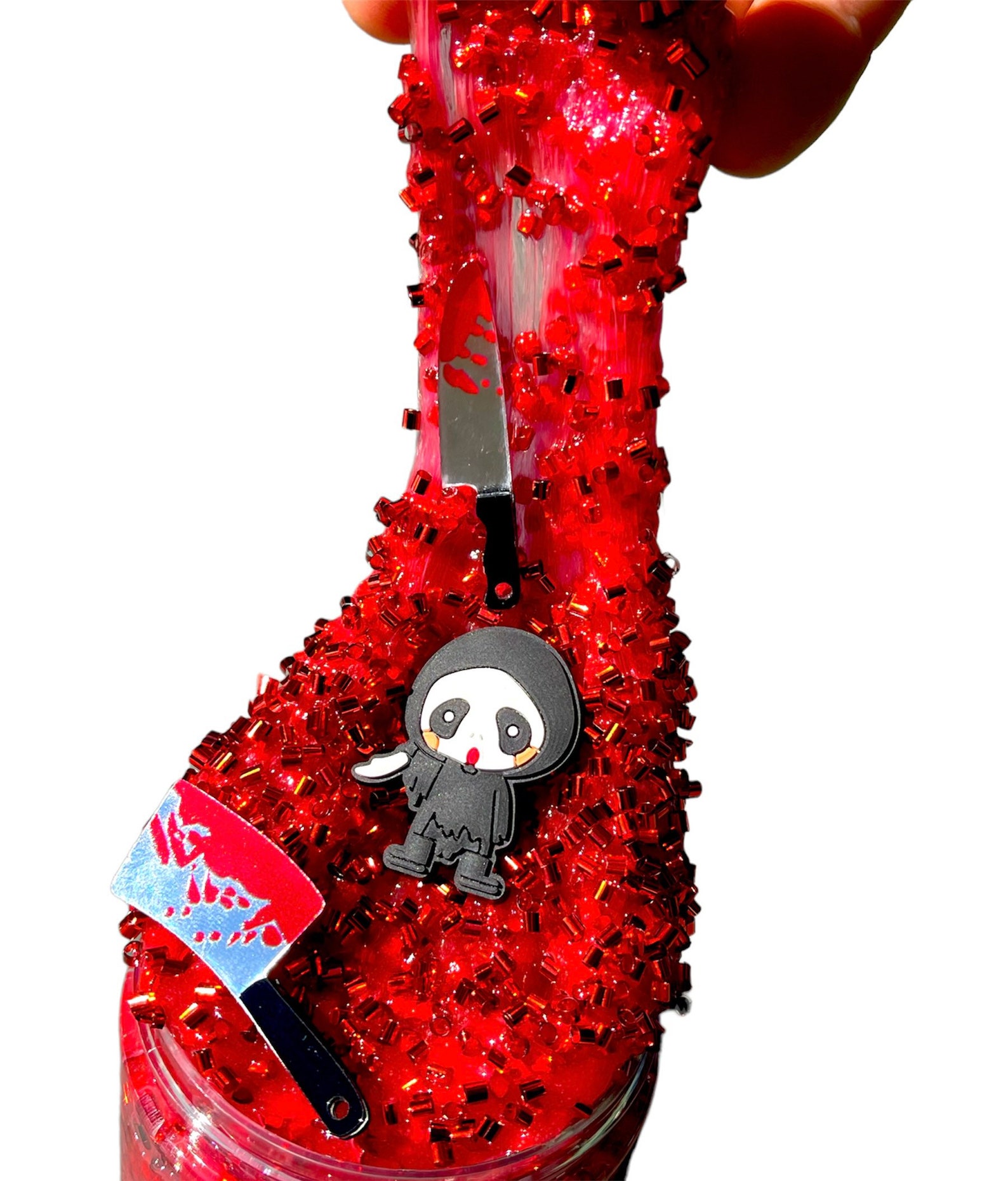 Slasher Movie Slime Scary Movie Theme Slime Crunchy Bingsu Beads - Etsy