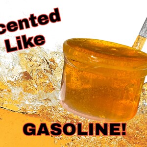 Gas Station Stop Slime Gasoline Scented Thick and Stretchy Clear Slime ...