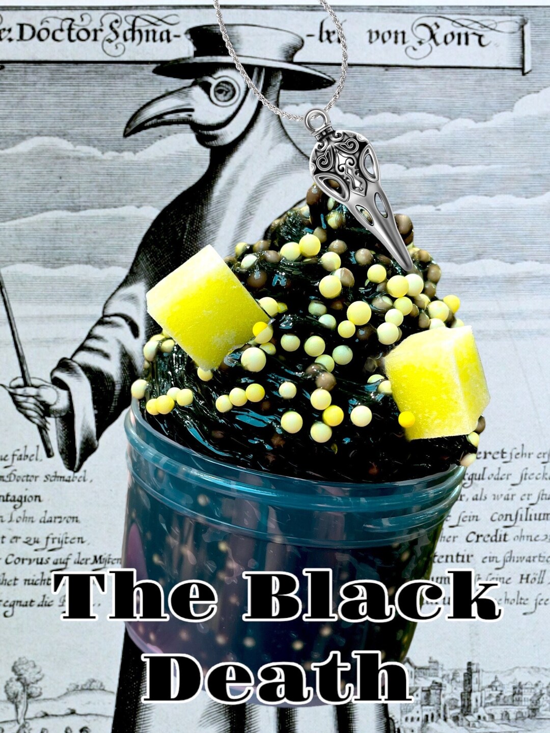 The Black Death Slime - Etsy