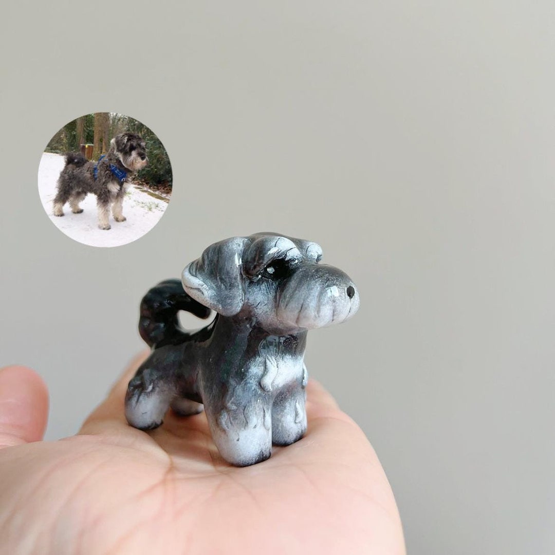 Personalized Dog Portrait in Clay Dog Sculpture Made to Order Handmade ...