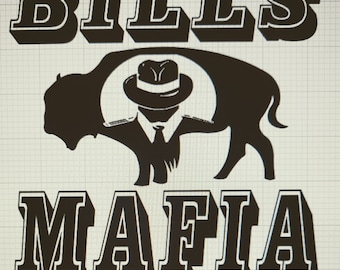 Buffalo Bills Mafia Logo Vinyl Decal Car Decal Car Sticker - Etsy