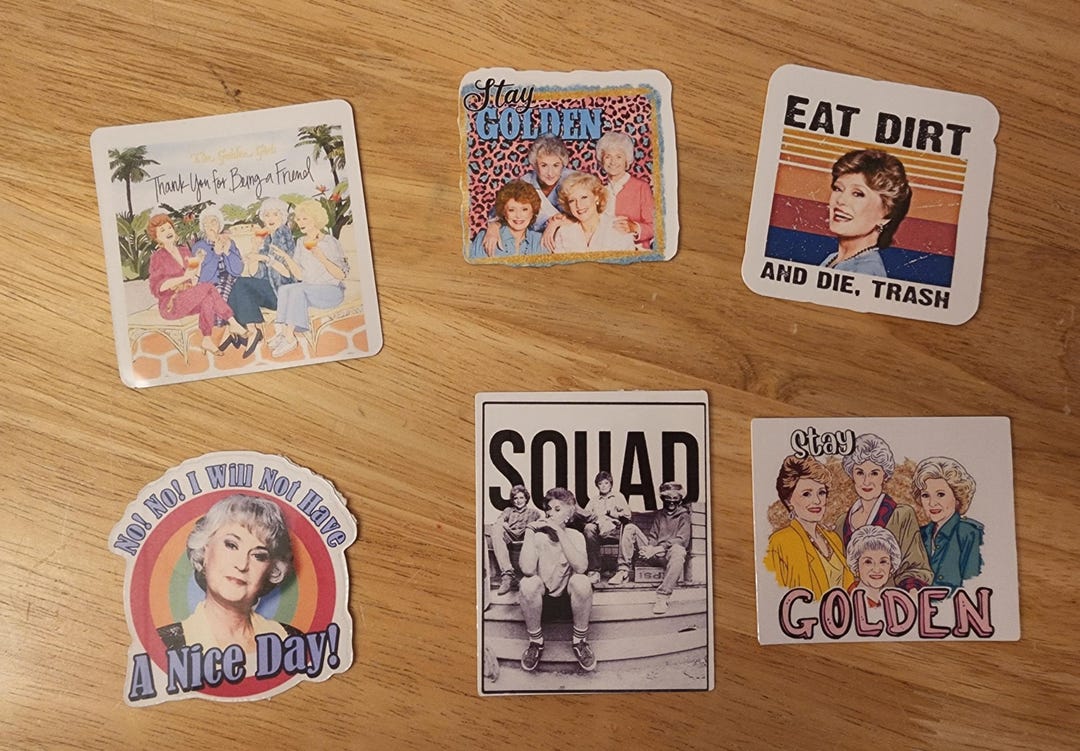 Golden Girls Sticker Pack - Etsy