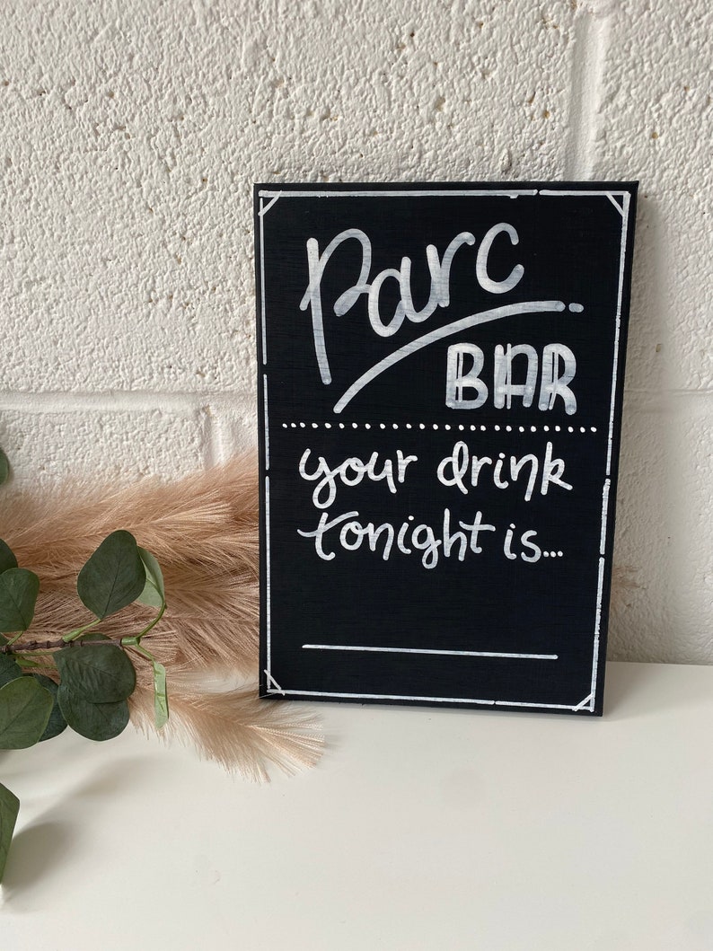 A4 Chalk Board Handwritten Signs Modern Calligraphy Writing - Etsy