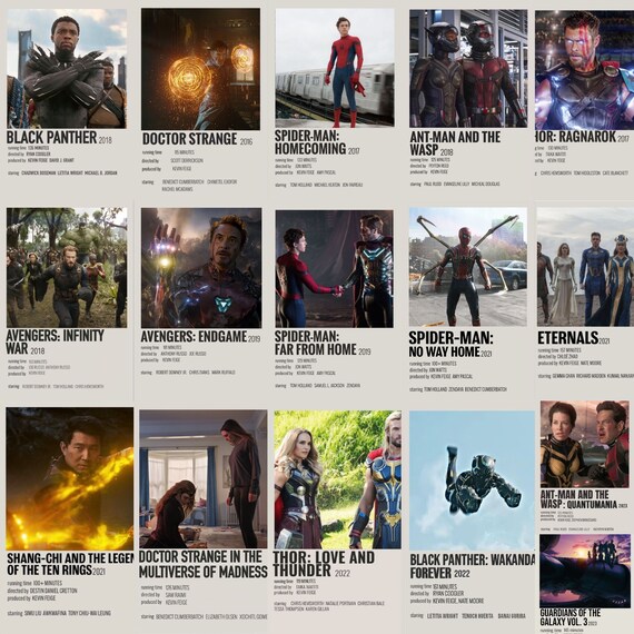 Marvel Movie Posters 2022