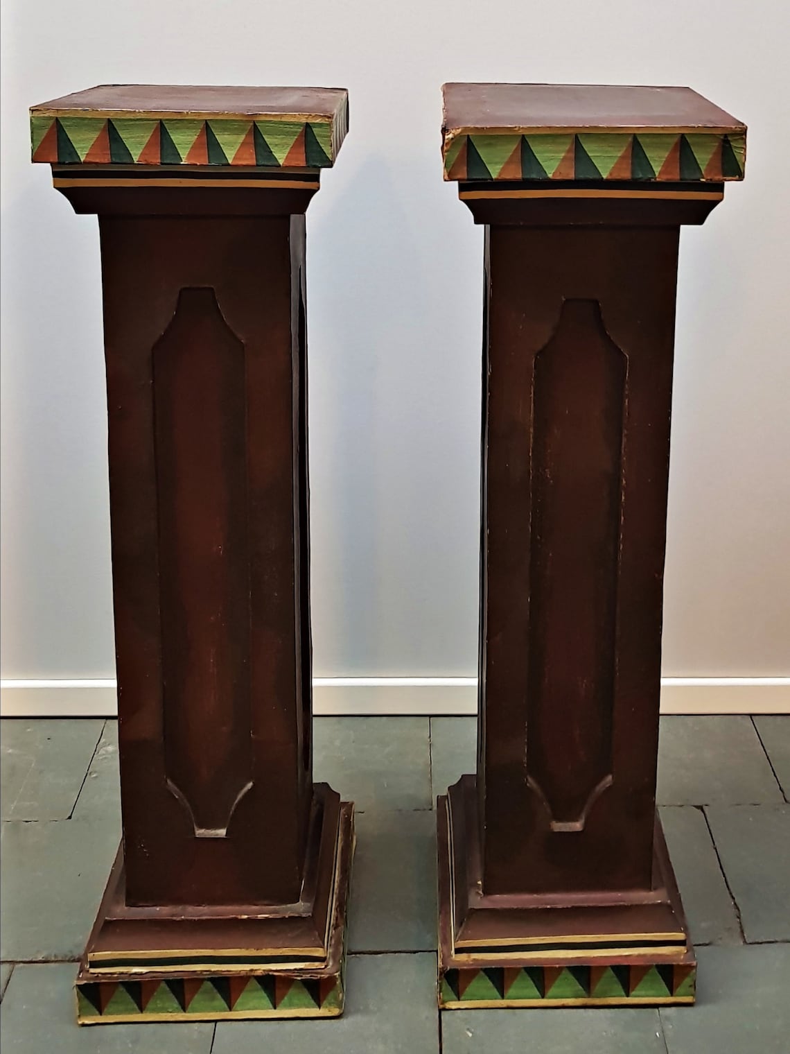 Paper Mache Theater Pillars Art Deco Netherlands 1930-1939 - Etsy