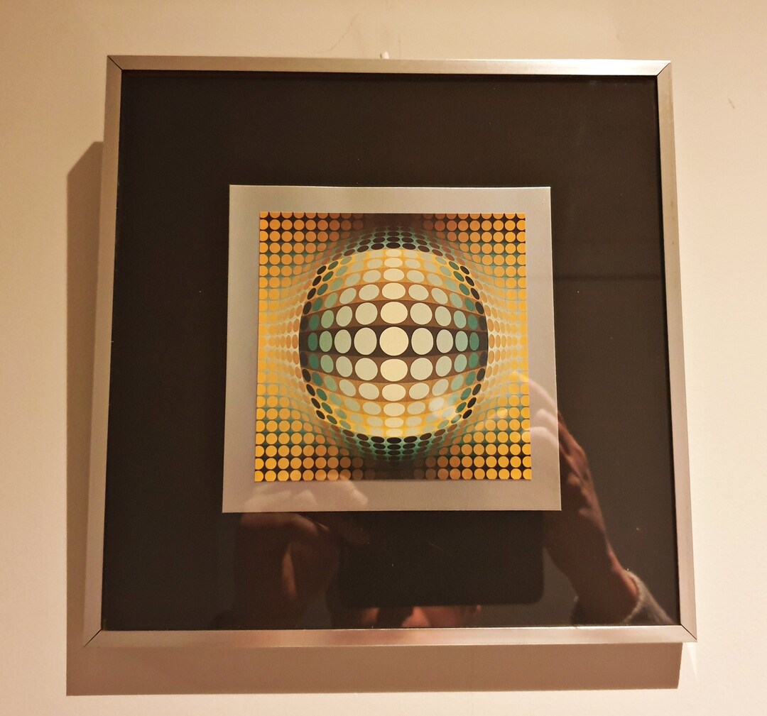 Victor Vasarely: 'vega-zett-2' Op-art Offset Print - Etsy
