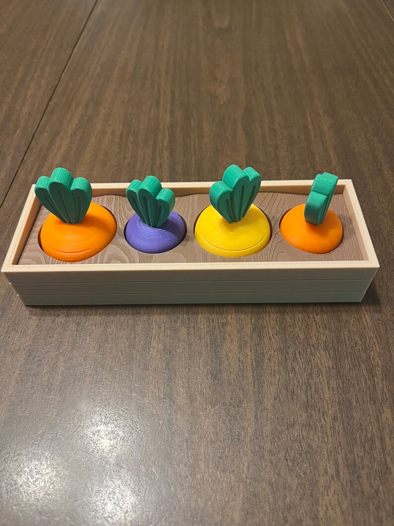 3D Printed Fidget Garden: Personalized Veggie Toy Set - Etsy