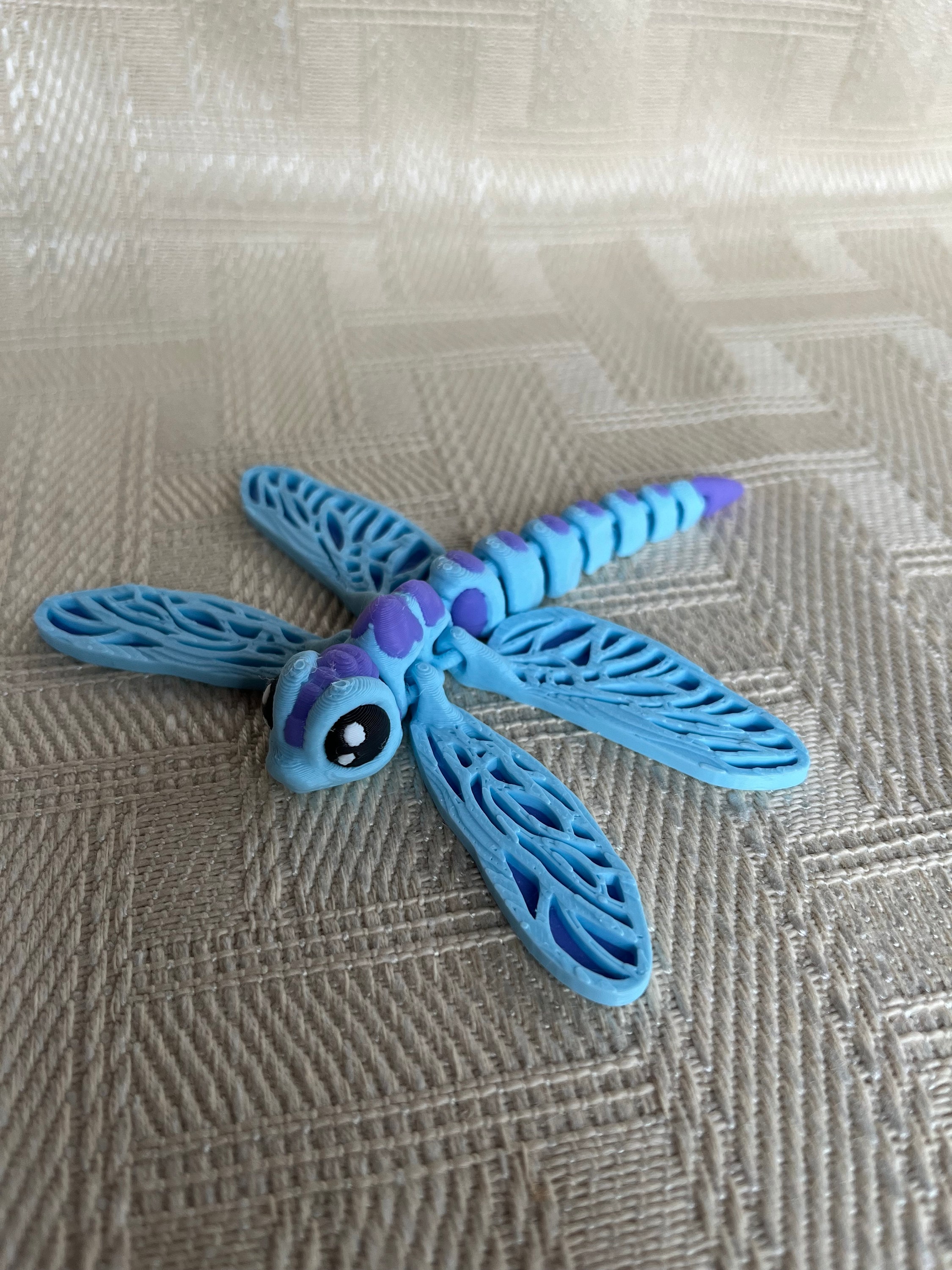 3d Printed Articulated Dragonfly, 3D Printed Flexi Dragonfly, Fidget ...