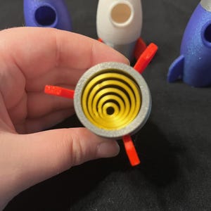 Rocket Ship 3d Print, Rocket Ship, Space, Rocket, Slinky 3d Print ...