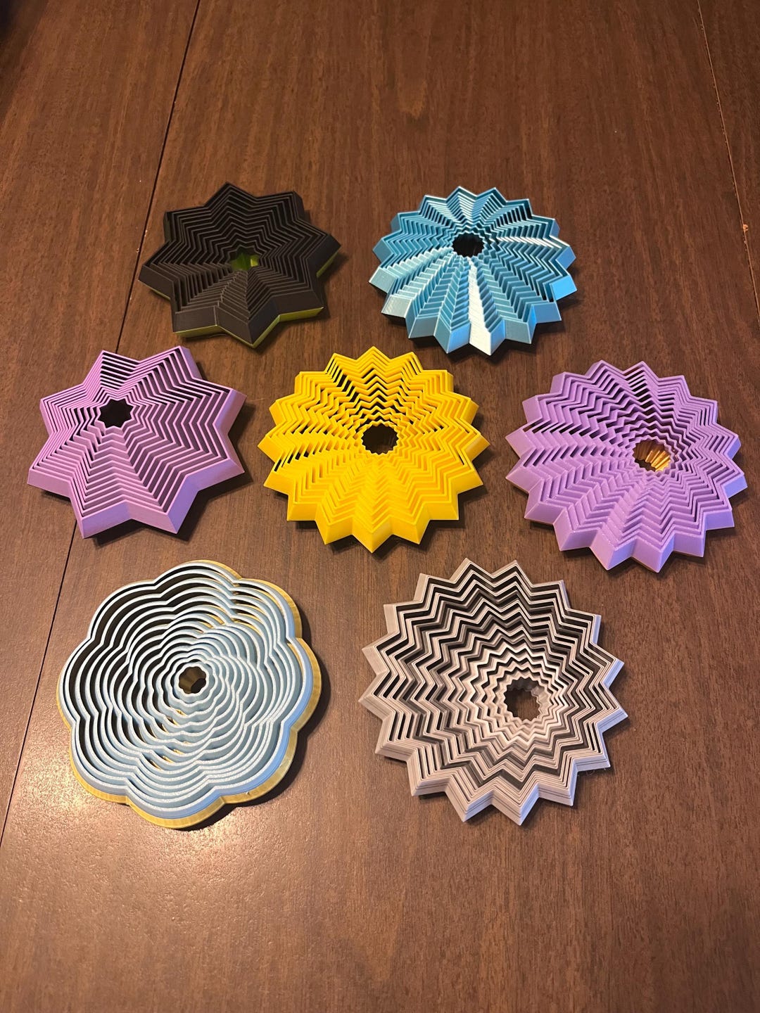 3D Printed Fractal Fidget Toy: Stress Relief - Etsy
