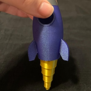 Rocket Ship 3d Print, Rocket Ship, Space, Rocket, Slinky 3d Print ...