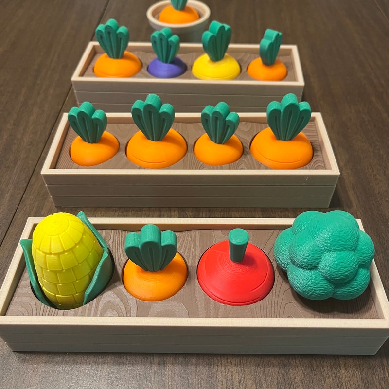 Vegetable Garden Toy - Etsy