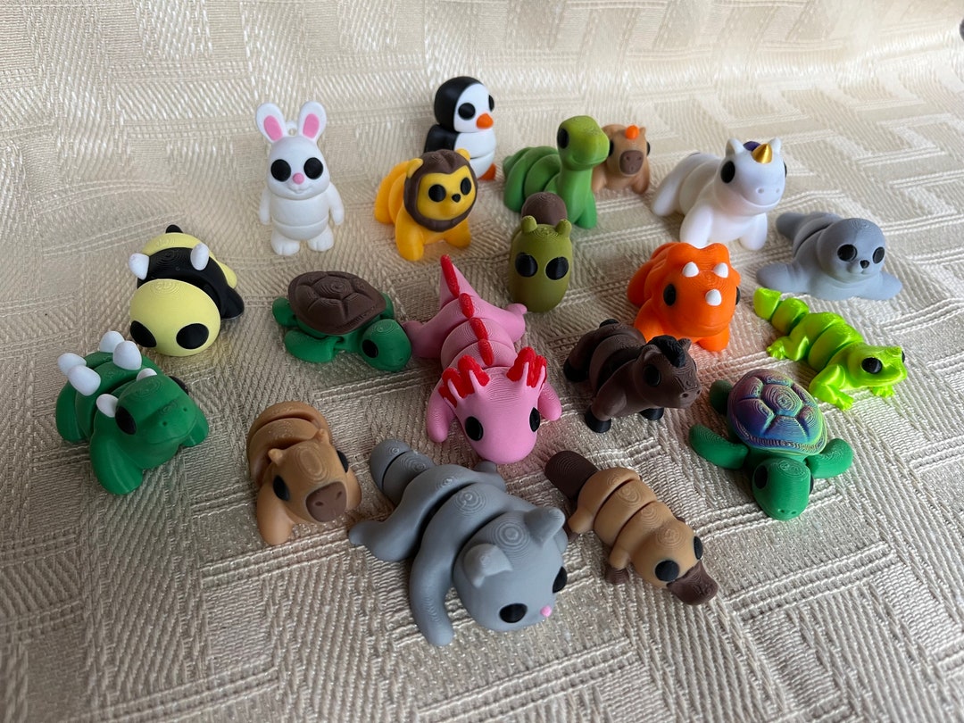 3d Printed Articulated Animal, 3D Printed Animal, Fidget Toy, ADHD Toy ...