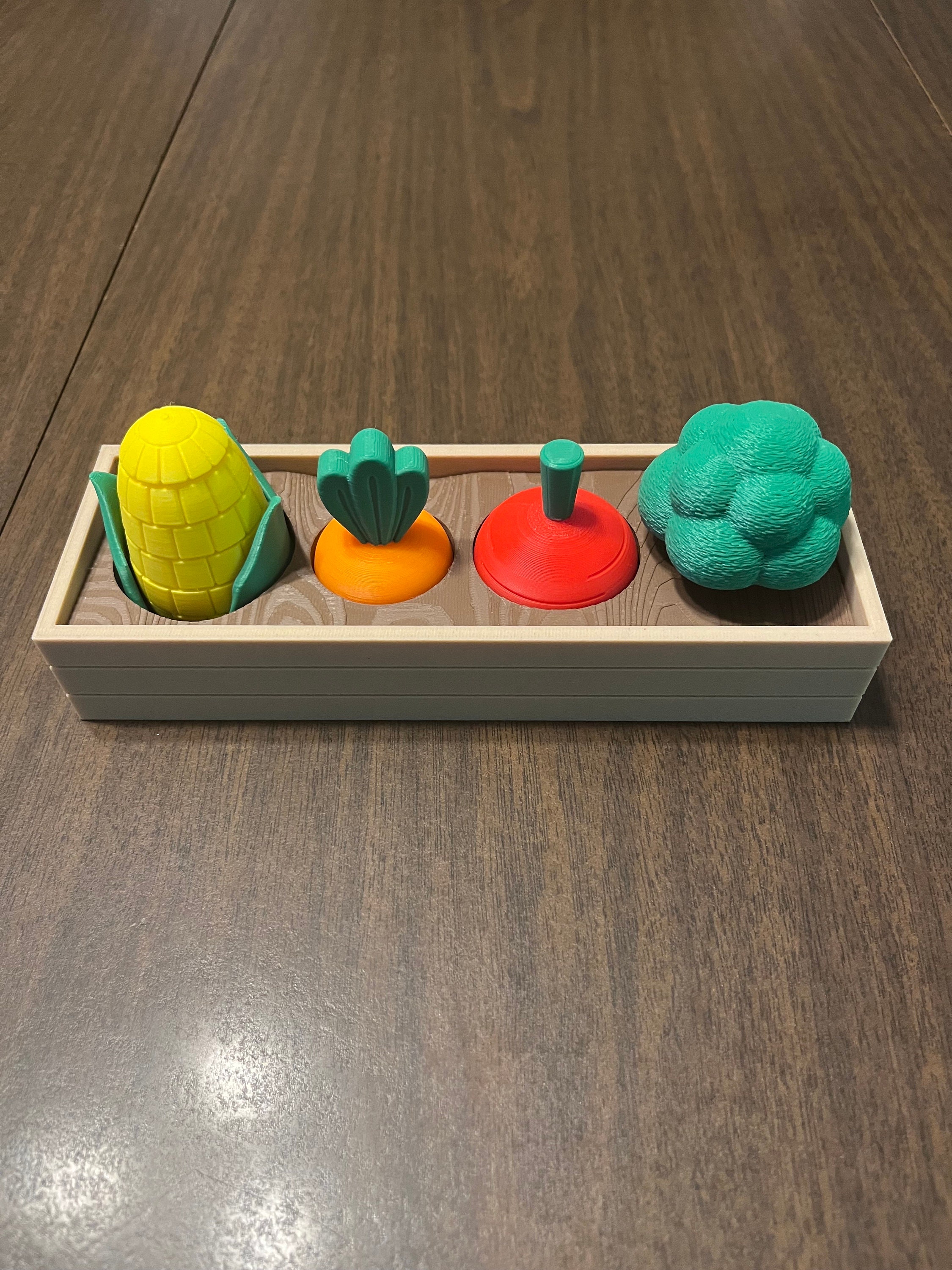 3D Printed Fidget Garden: Personalized Veggie Toy Set - Etsy