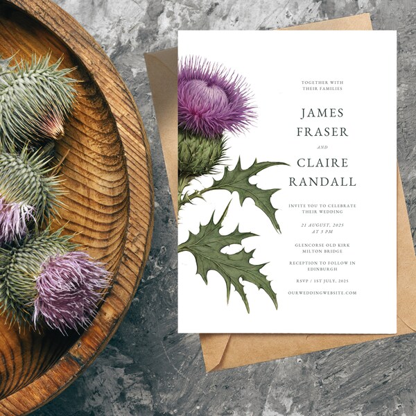 Botanical Invitation - Etsy