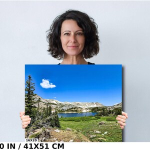 Libby Lake Medicine Bow Peak, Wyoming Gallery Wall Art, Laramie WY, National Forest Wall Art ...