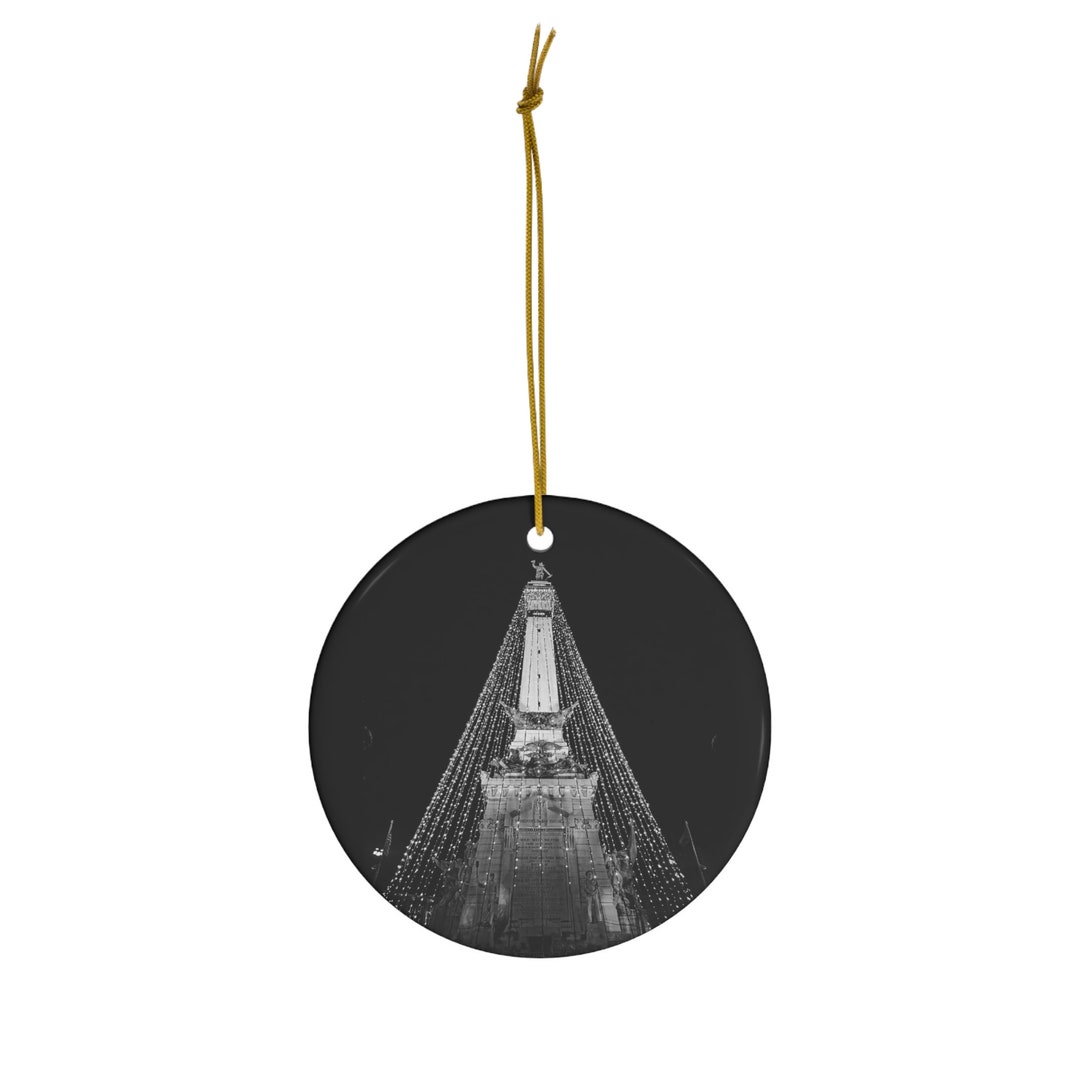 Indianapolis Circle of Lights Ceramic Ornament, Indy Christmas Tree ...