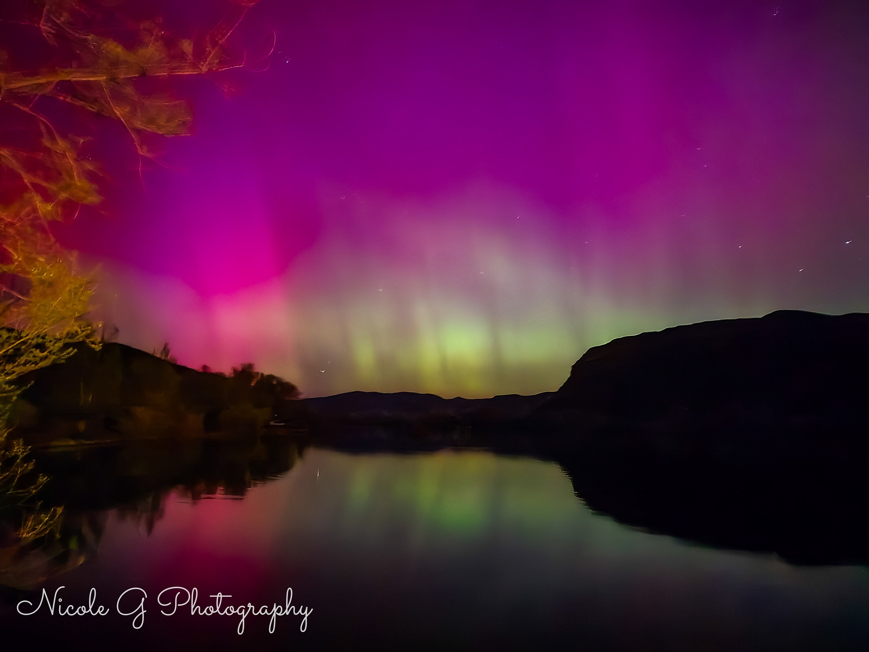 Northern Lights in Colorado, Aurora Borealis, Gallery Wall Art Print ...