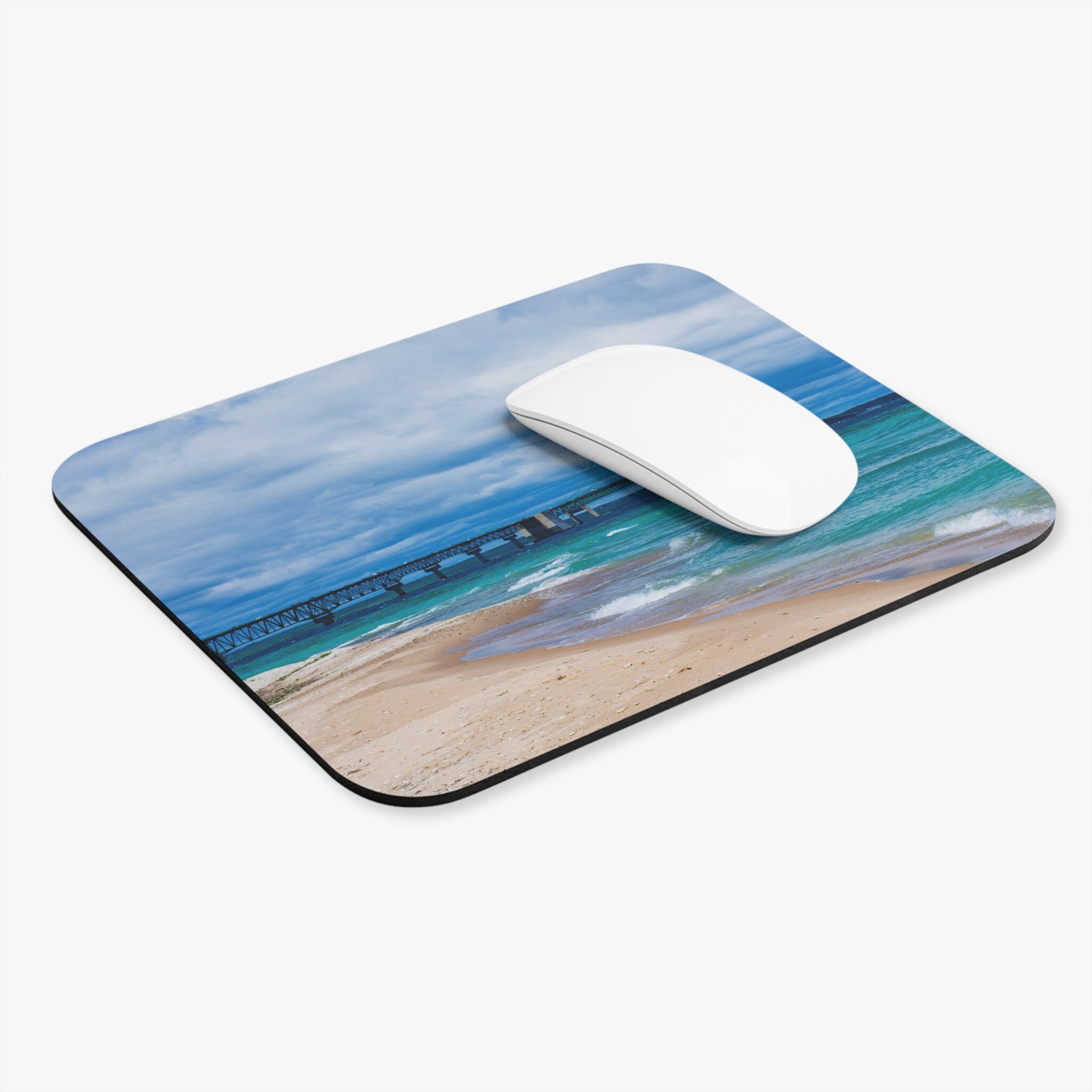Mackinac Bridge Mouse Pad, Mackinaw Bridge, Mackinac Island, Michigan ...
