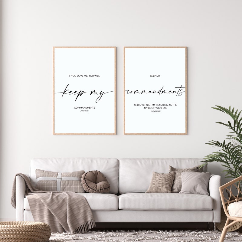 Keep My Commandments - Etsy