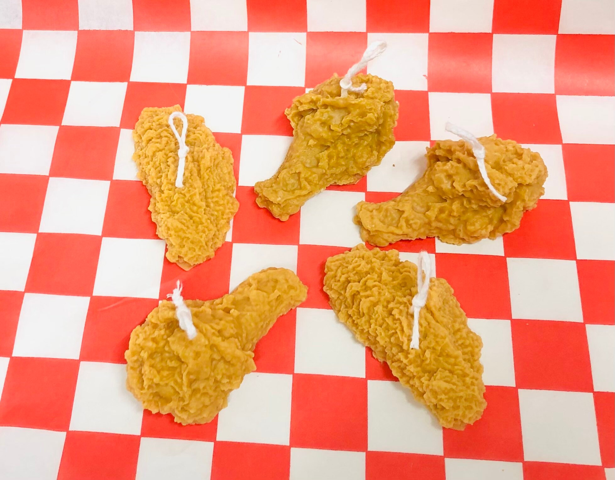 Fried Chicken Candle Hot Wing Candleset of 2 - Etsy