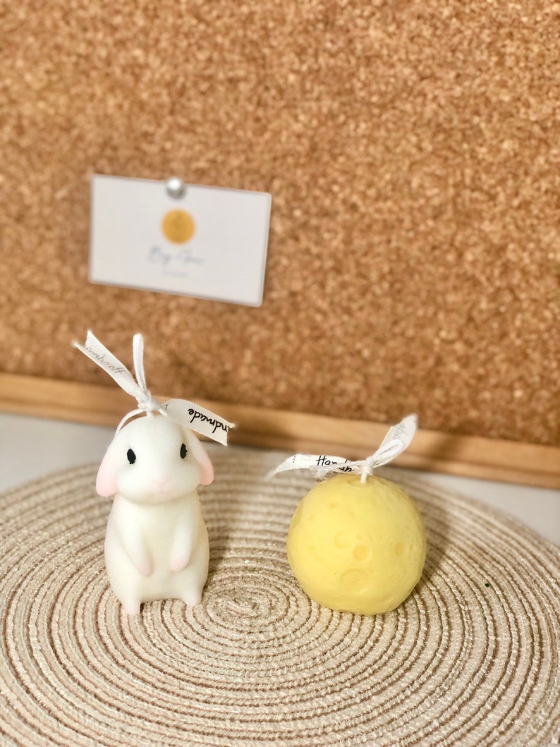 Mid-autumn Festival Candles| Moon Cake Candle | Bunny Candle | Moon ...