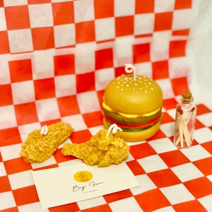 Hamburger Candle | Fried Chicken Candle | Big Mac Candle | Fast Food ...