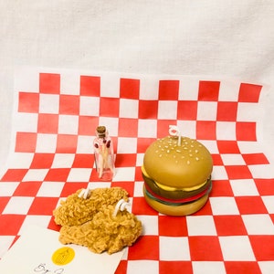 Hamburger Candle | Fried Chicken Candle | Big Mac Candle | Fast Food ...