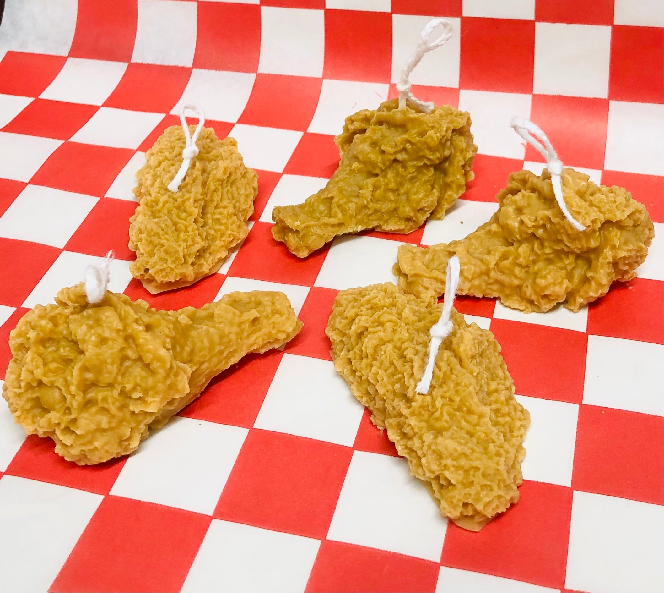 Fried Chicken Candle Hot Wing Candleset of 2 - Etsy