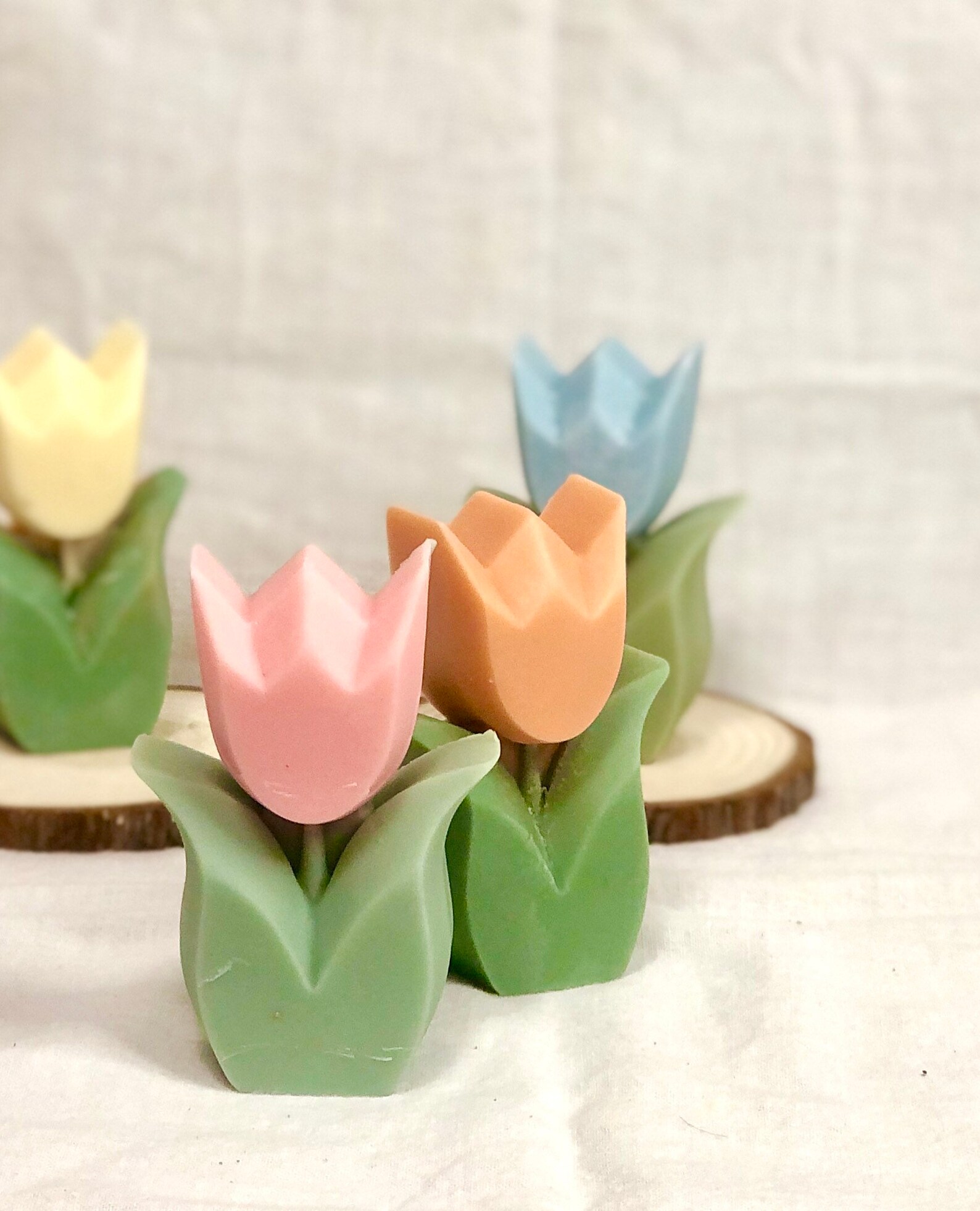 Tulips Candle Spring Flower Candle Easter Candle Scented - Etsy