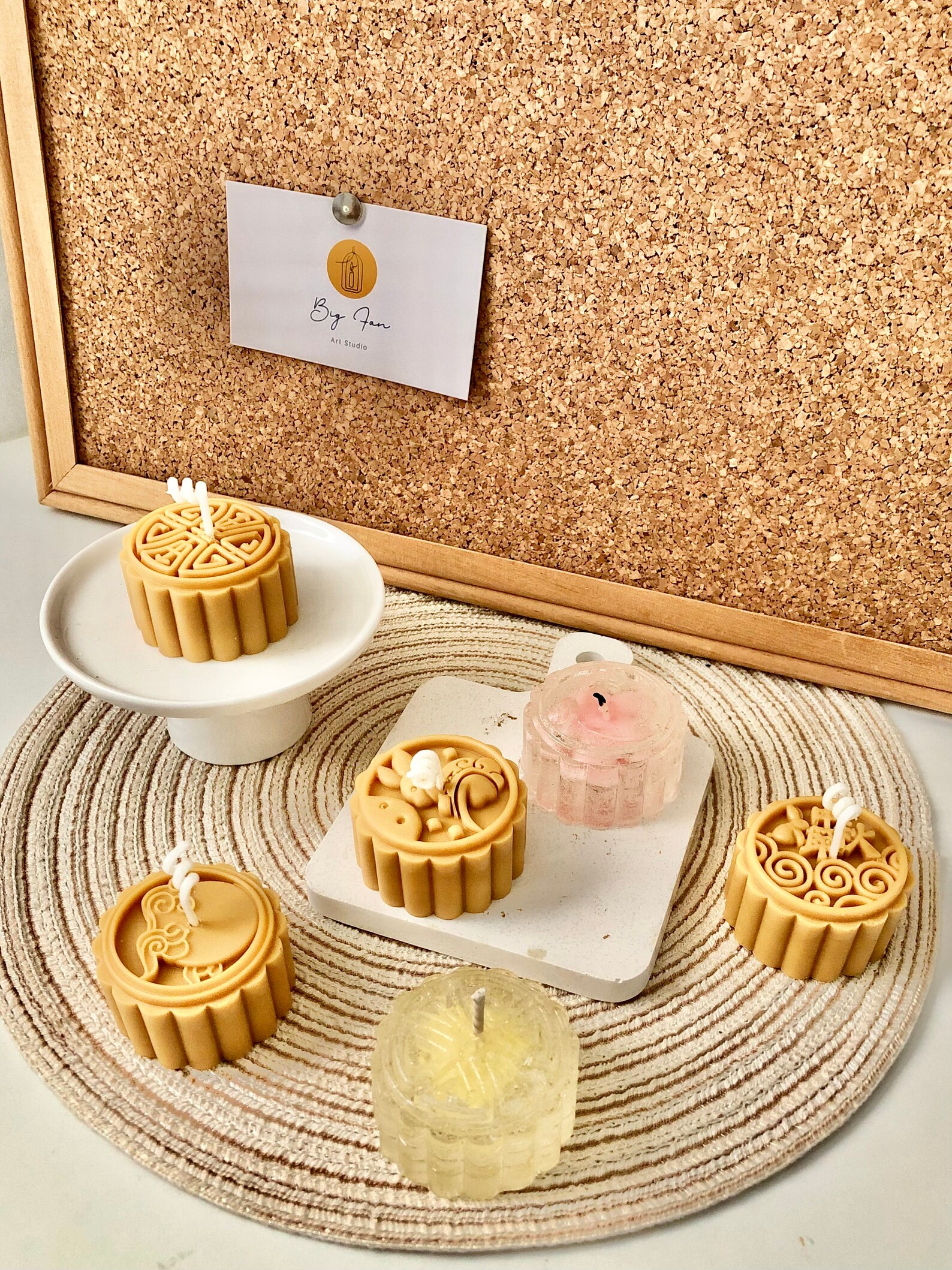 Mid-autumn Festival Candles| Moon Cake Candle | Bunny Candle | Moon ...