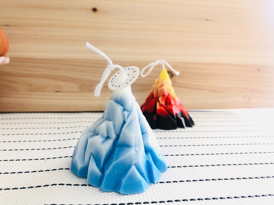 Iceberg Candle| Volcano Candle| Mountain Candle| Soy Wax Candle|snow ...