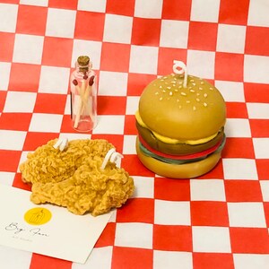 Hamburger Candle | Fried Chicken Candle | Big Mac Candle | Fast Food ...