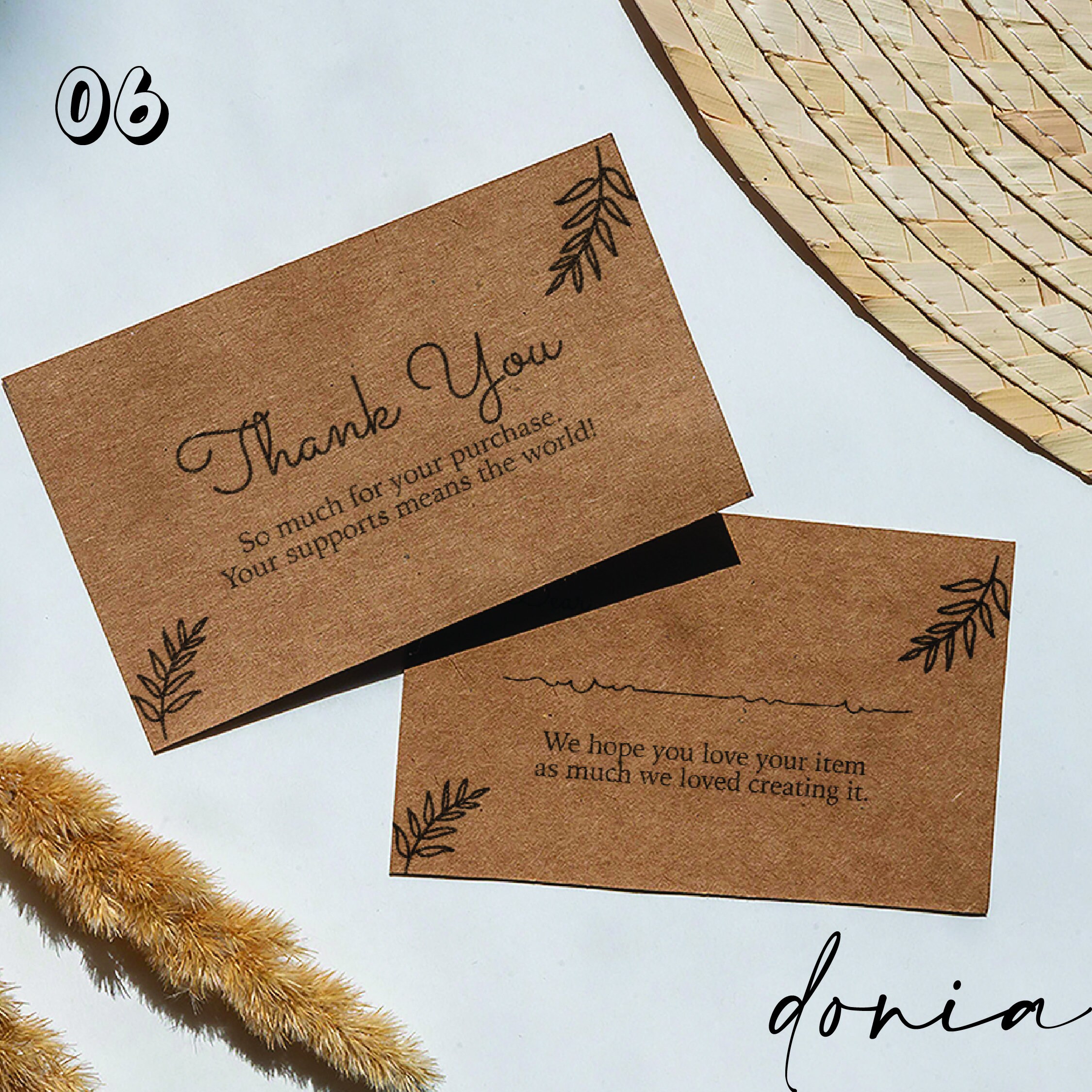 Minimalist Thank You Card Printable Thank You Card Digital Download ...