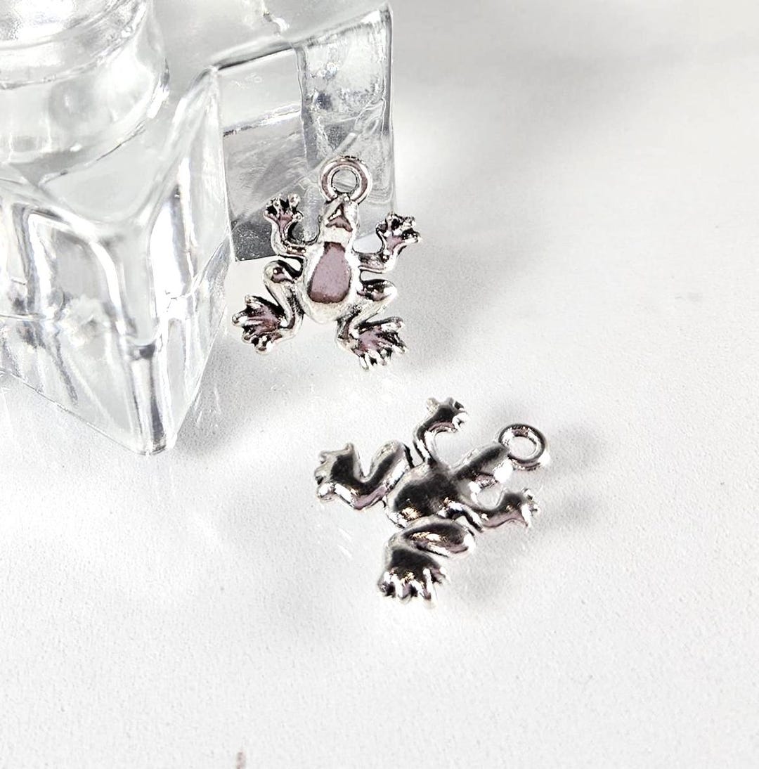 1 Pc Frog Charm, Toad Charm, Kiss the Frog, Charms / Pendants, Zinc ...